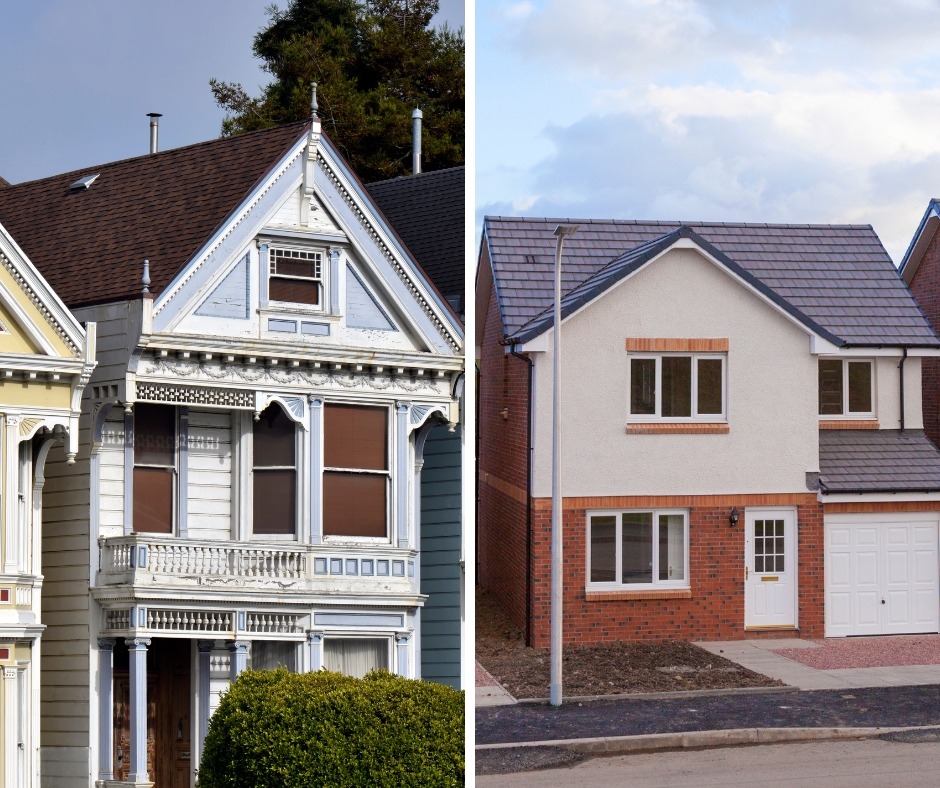 New vs old: the renaissance of newly built properties